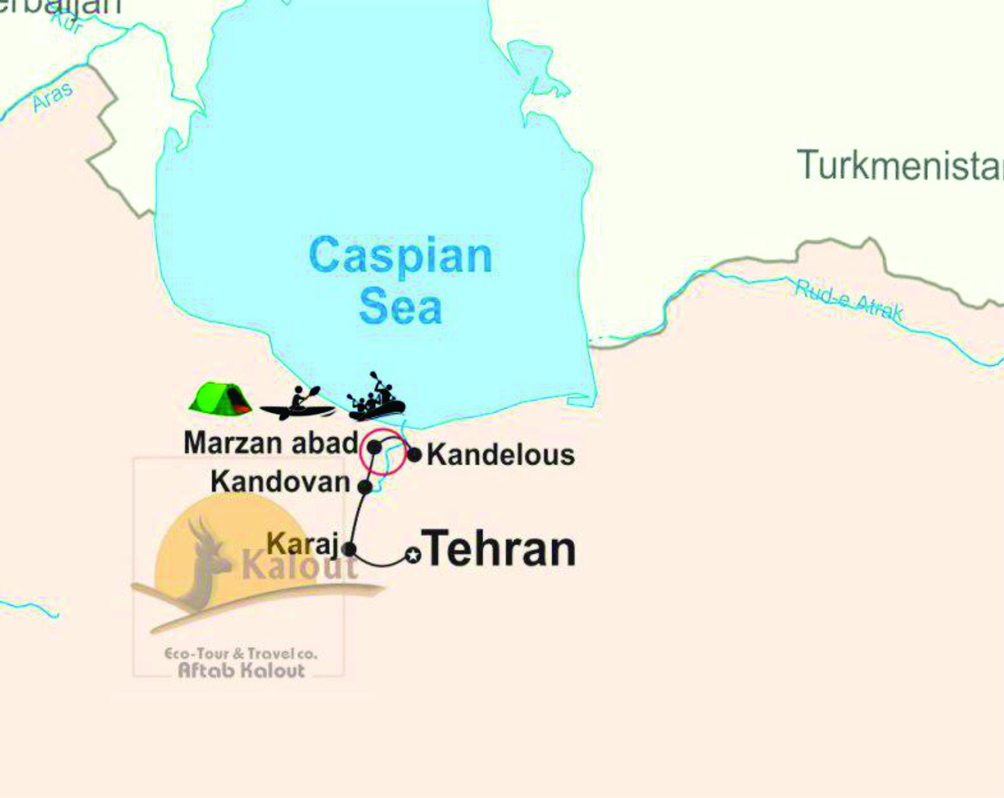 Chalus Rafting Tour | kalouttour.com | Adventuretour